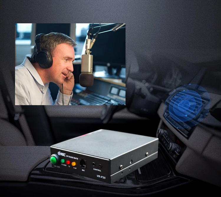 VR-P25U RF Radio Mate Signal Booster - 2-6W Input, 30-40W Output