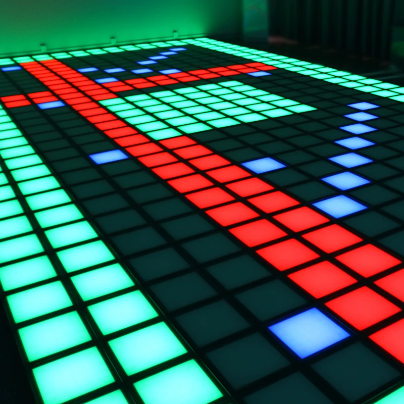 Active Game LED Floor Tiles - Pressure Sensitive Lighting for Gamers ...