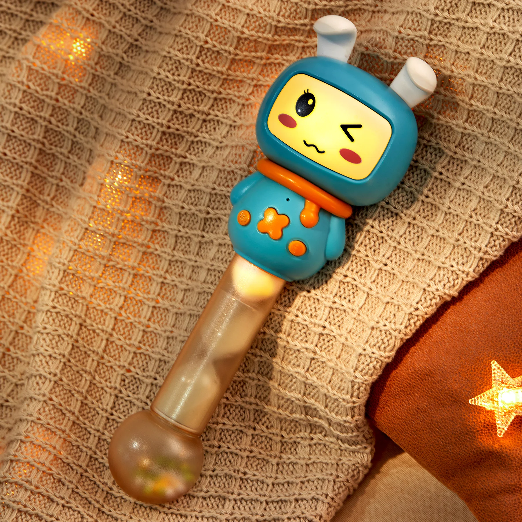 Tumama Kids Educational Plastic Rabbit Shaker Hand Bell Baby Rattle ...