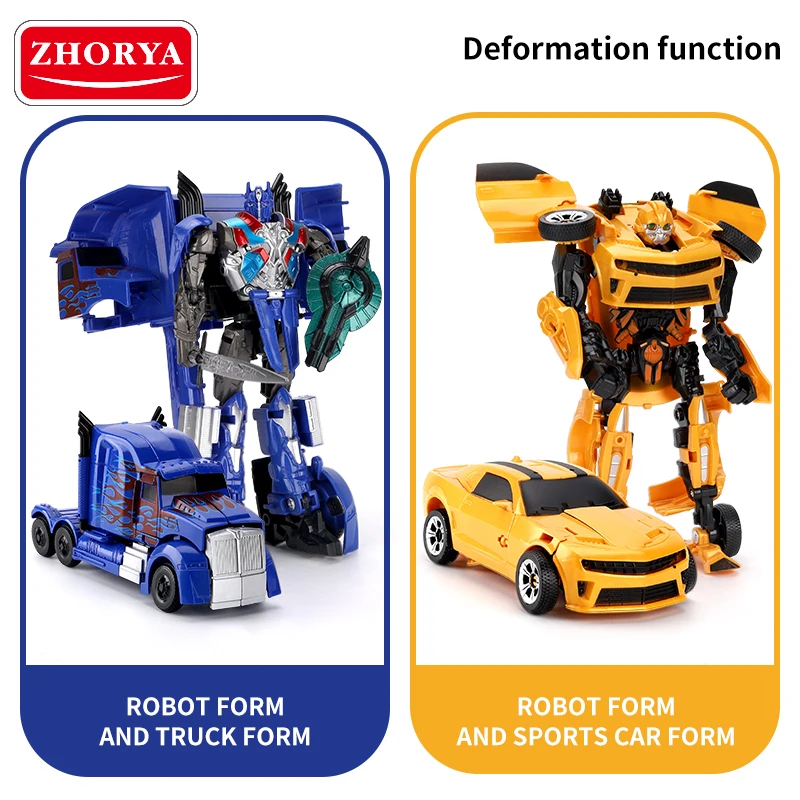 Zhorya Fighter Toy Assemble Deformation Toy Robot Intelligent ...