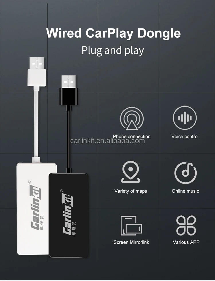 Carlinkit Carplay - Mirror Link Adapter for Android Cars