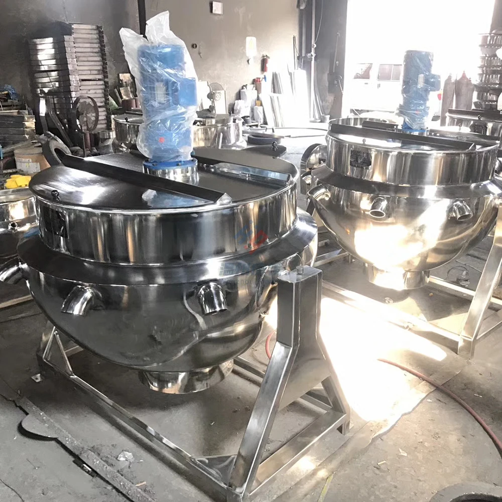 Double Layer Steam Heating Jacketed Pot - 1 Year Warranty