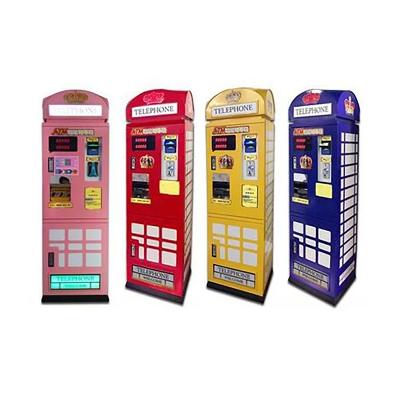 Best High Quality Colorful Coin Operated Grab Gift Crane Game Machine