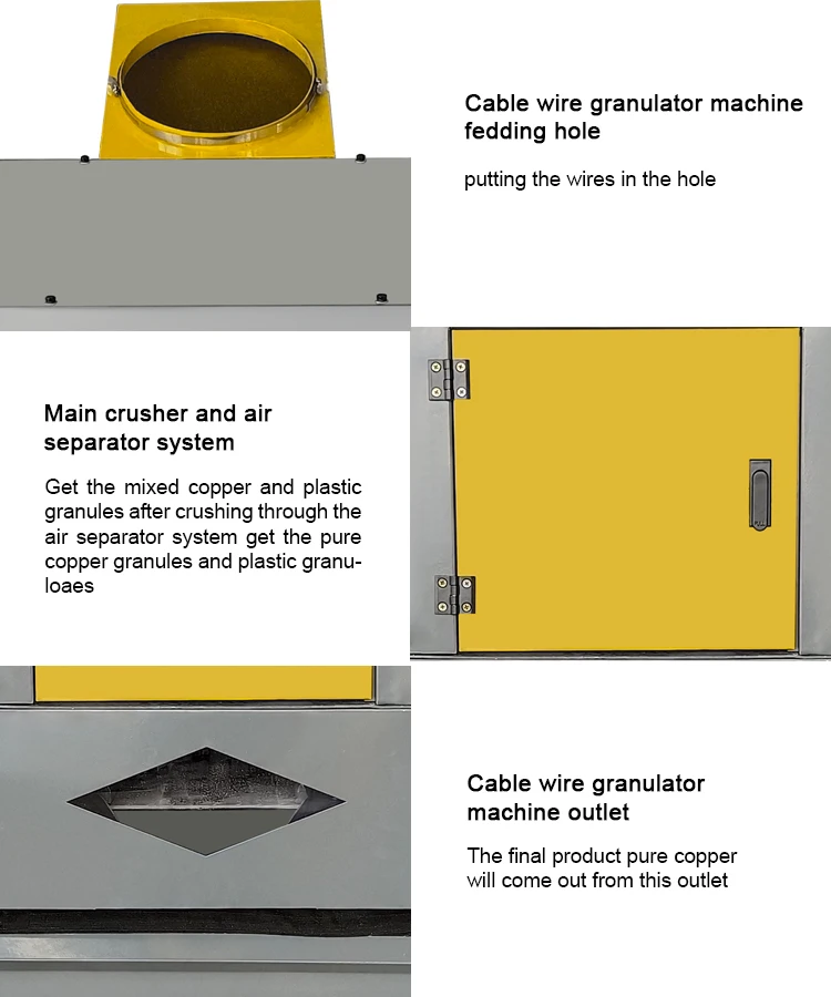 New Copper Wire Electrical Wires Granulator Machine Copper Wire And ...