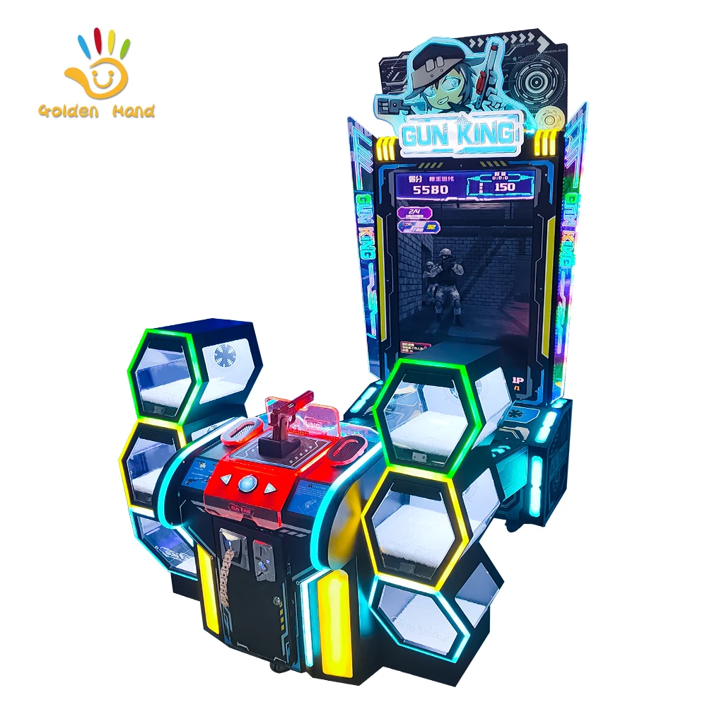 Design Shooting Adventure Dynamic Arcade Shooting Amusement Park Arcade ...