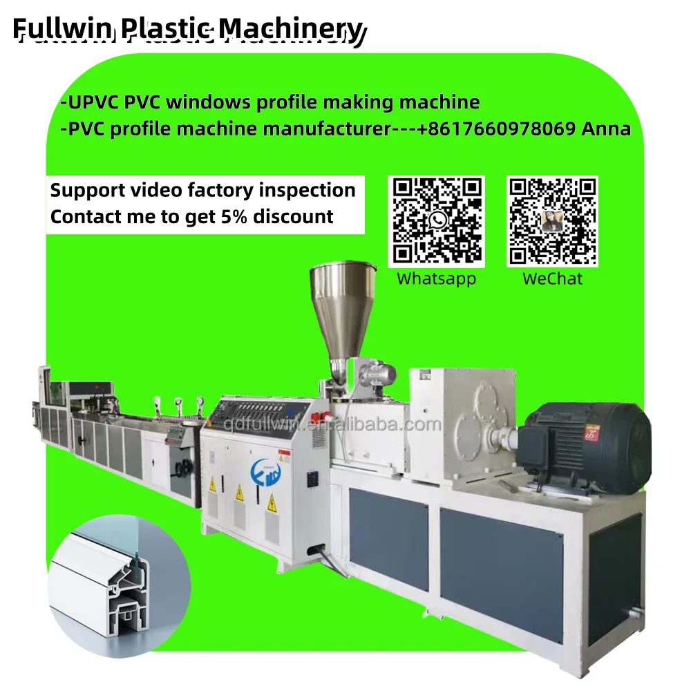 Fully Automatic High Speed Pvc Upvc Window and Door Frame Profile ...