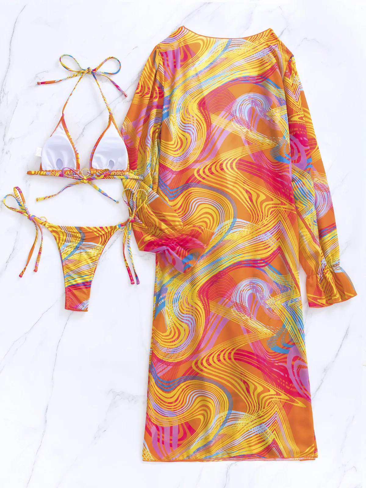 Xuanlang 2024 Bathing Suit Swimsuit Beach Bikini Ladies Swim Wear With ...