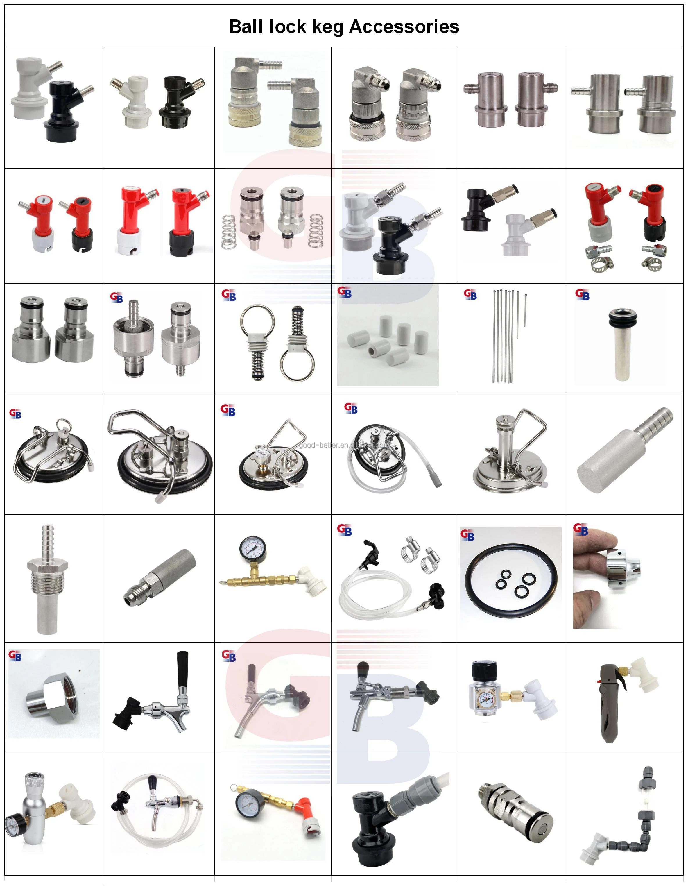 Ball Lock Disconnect Stainless Steel Liquid And Gas Keg Connector ...