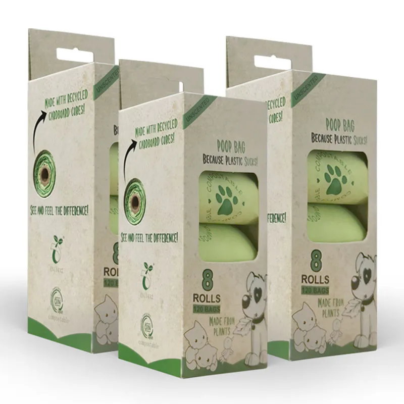 Pet Poop Waste Disposal Bag Biodegradable Compostable Degradable Dog ...