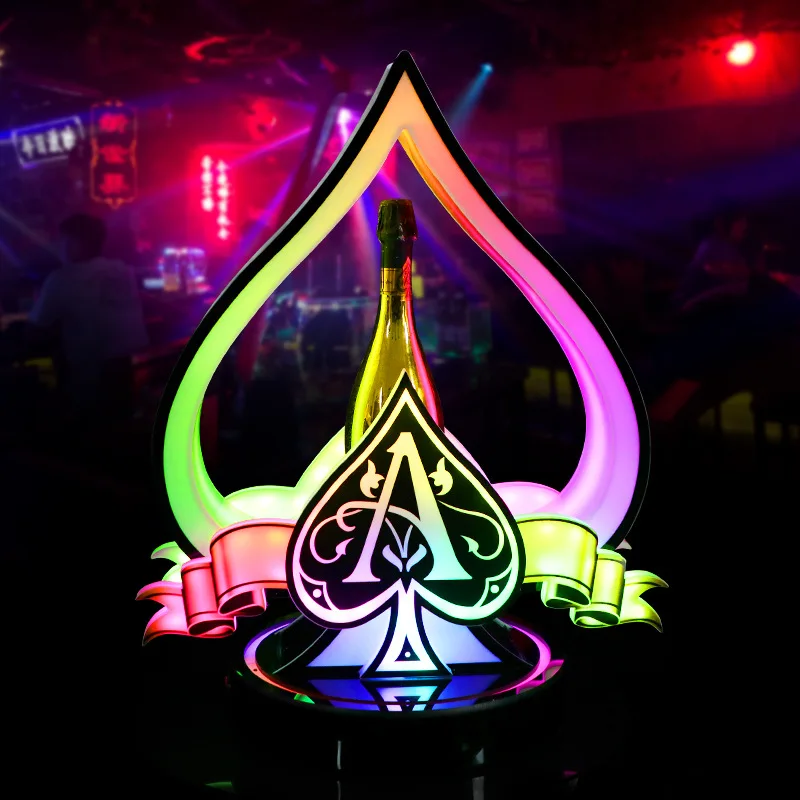 OEM Bottle Service Rechargeable Acrylic Led RGB Glorifier Display ...