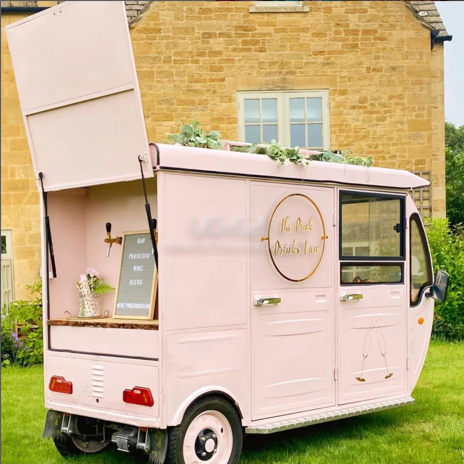 Electric Tap Truck Vintage Mobile Bar Food Truck Tricycle Three Wheels ...