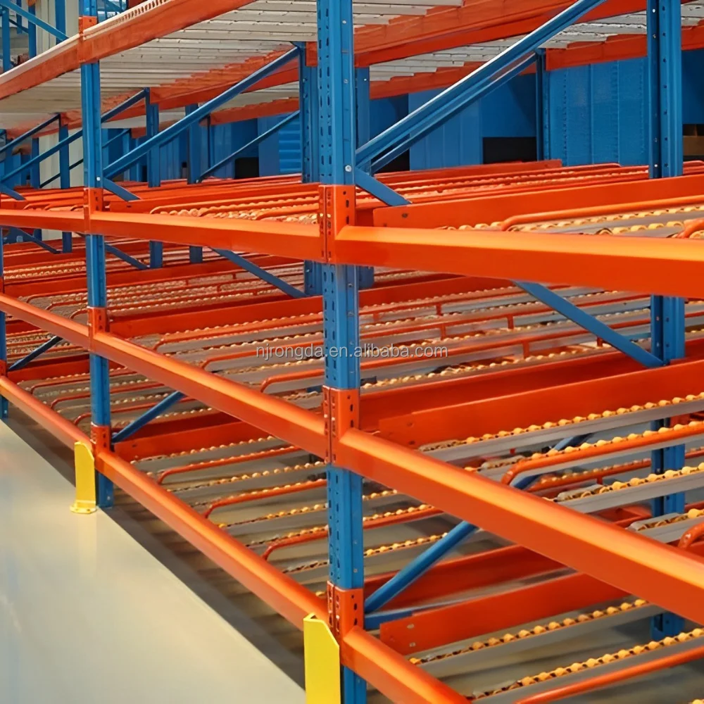 Gravity Carton Flow Racking With Wheels,Selective Warehouse Roller ...