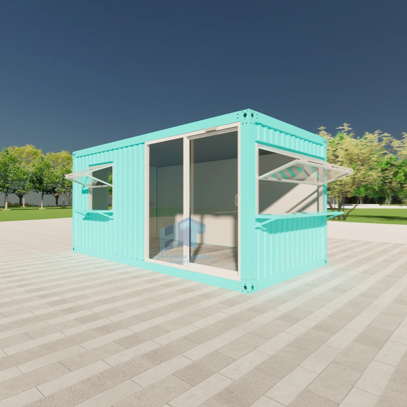 Luxury 20ft 40ft Prefabricated Modular Container Retail Store ...