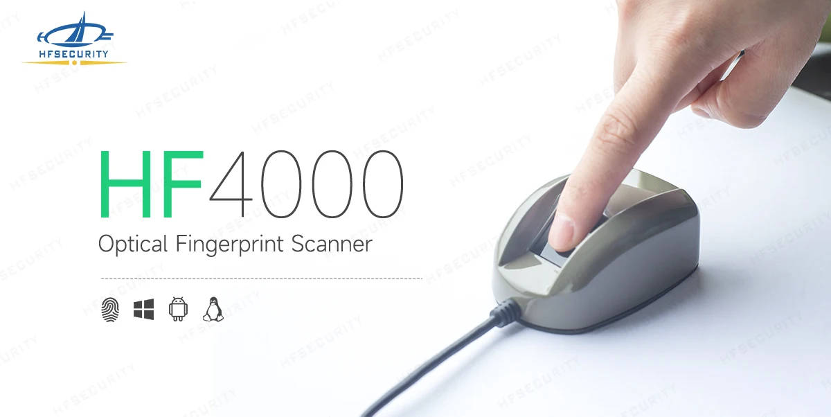 HFSecurity HF4000 Biometric Fingerprint Scanner KYC Compliance with ...