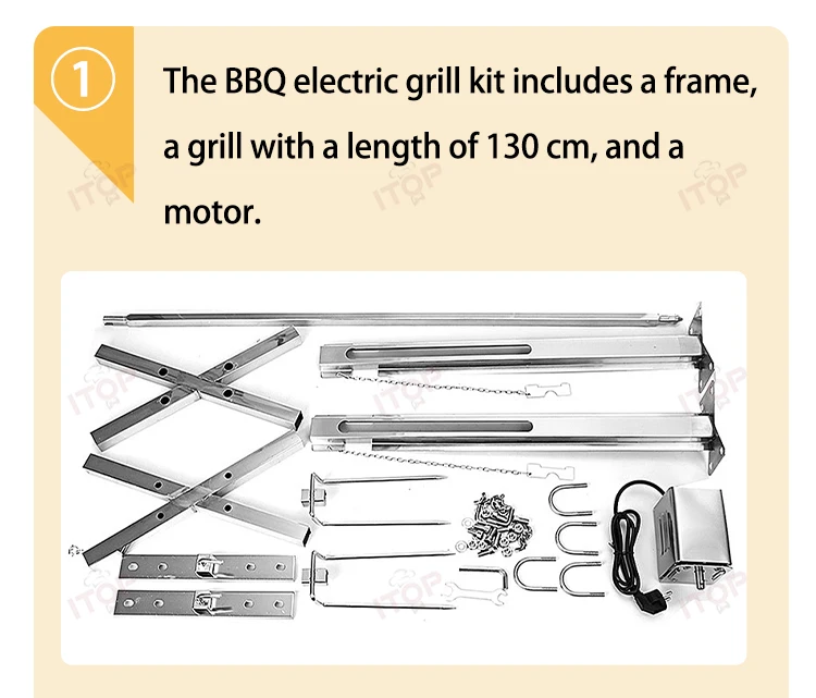 Electric Spit Roaster Bbq Grills Stainless Steel Rotisserie Grill Bbq ...