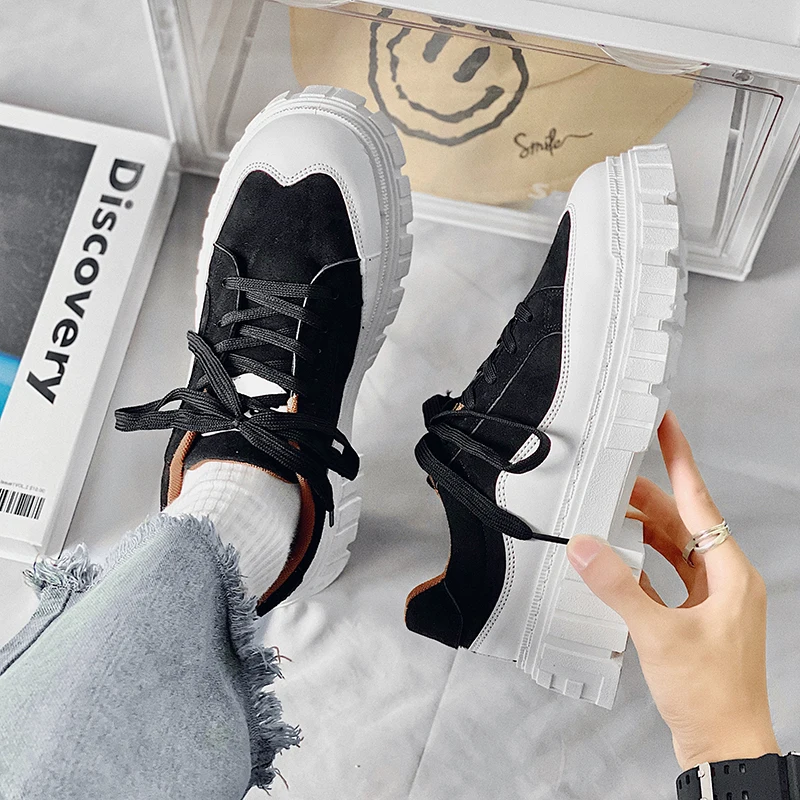 Hot Selling Fashion PU Casual Shoes Lace up Outdoor Sport Shoes Wear ...