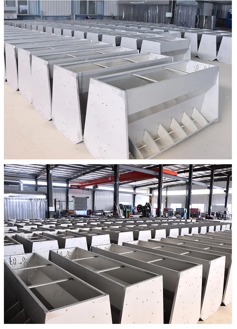 Great Farm Automatic Feeding Trough for Pigs - Stainless Steel