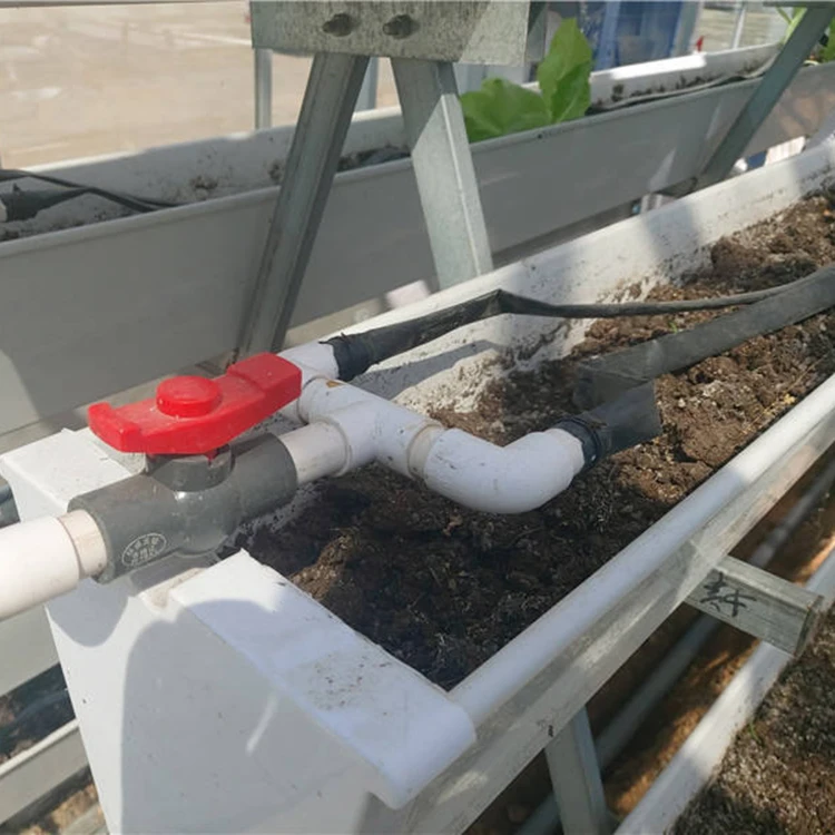 2022 Newest Design Pvc Hydroponics Strawberries Nft Gutter Gullies ...