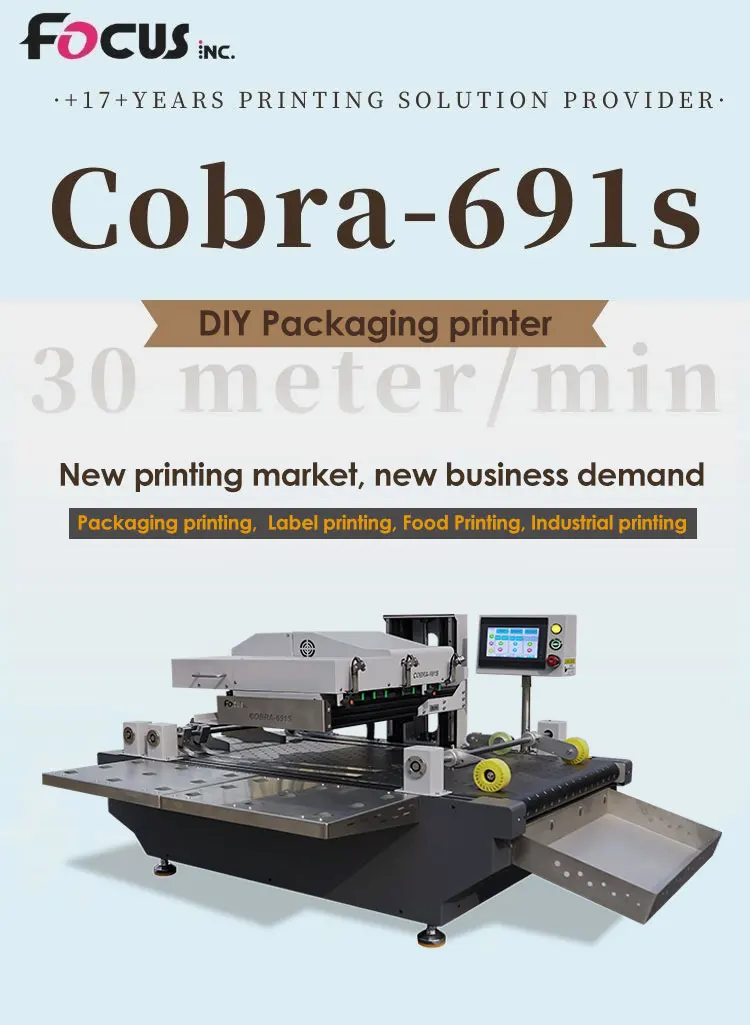 Focusinc PIZZA BOX Printer - Direct to Packaging Printer