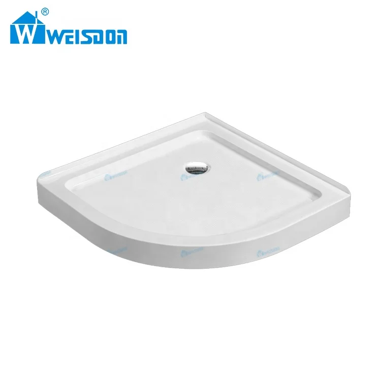 Weisdon North American Style Bathroom Shower Base Corner Drain Sector ...
