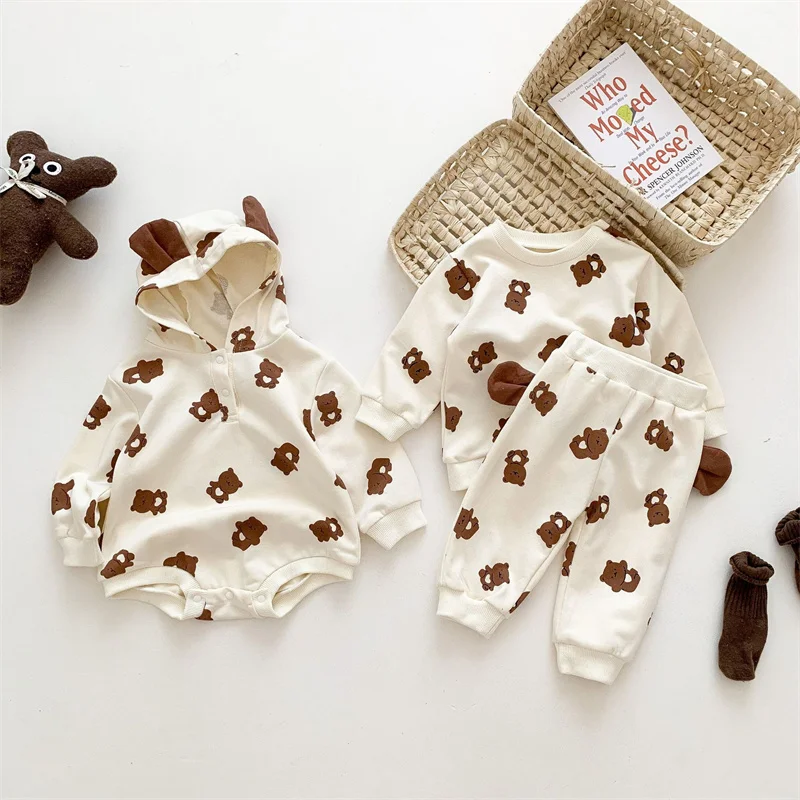 Ins Spring and Autumn Baby Clothing Sets - Cute & Comfortable
