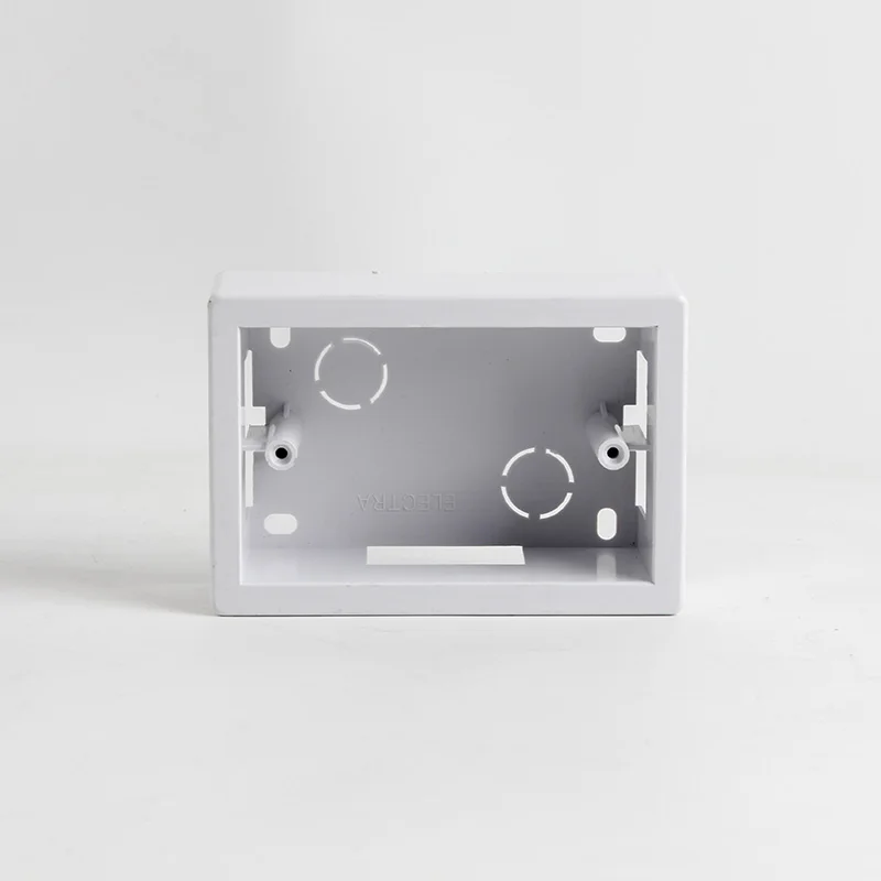 JOHNN 3x6 Pvc Plastic Electrical Wall Switch Outlet Receptacle Junction ...