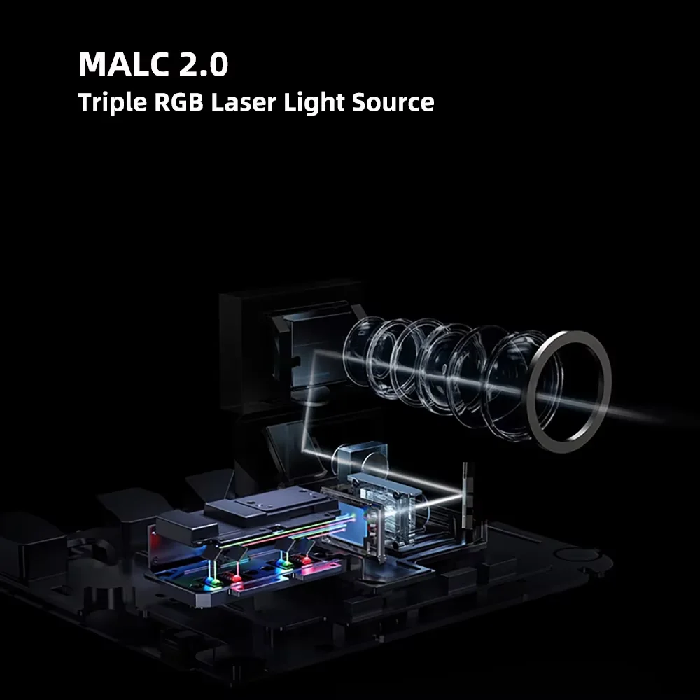 JMGO O2 Ultra 4K UHD Smart Laser Projector UST 0.18:1 TriChroma Laser ...