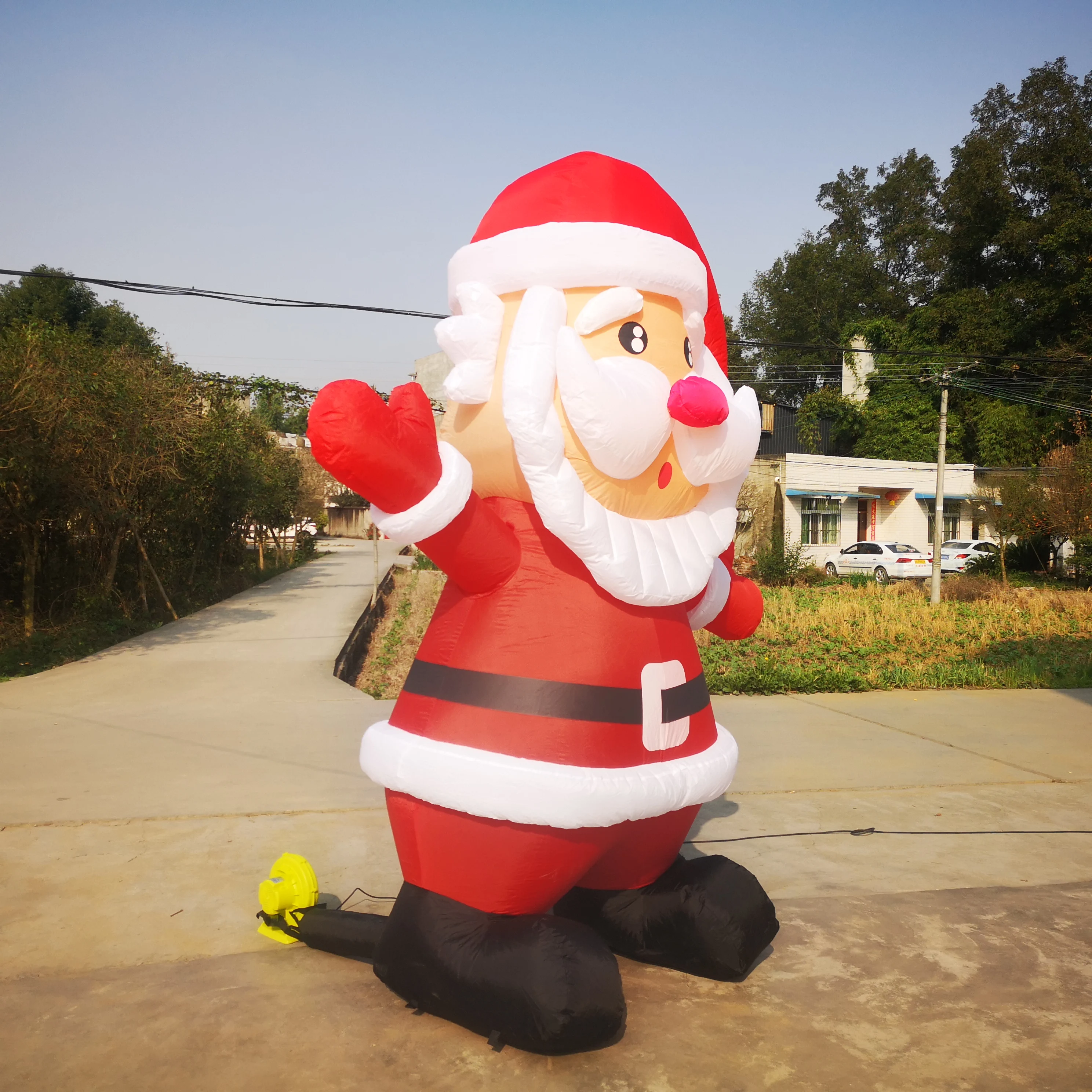 Customized Inflatable Christmas Cartoon Santa Claus - Buy Inflatable ...