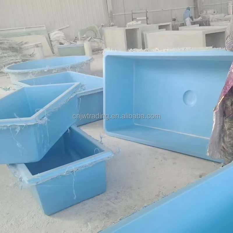 Fiberglass Fish Pond Fry Cone Bucket Incubator Circular Rectangular ...