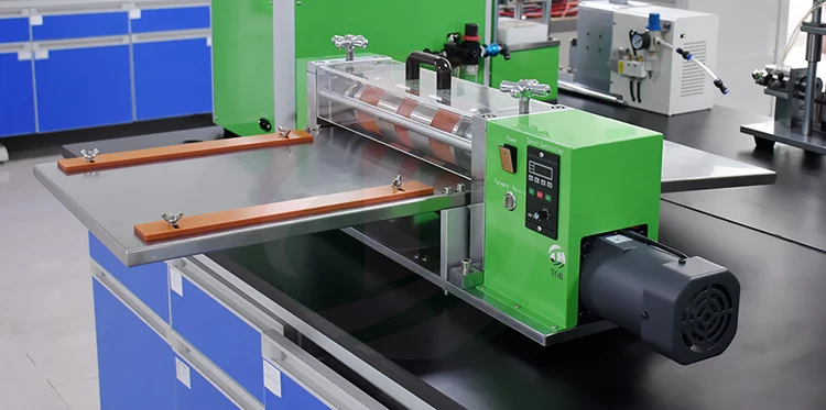 TOB Semi Auto Electric Slitting Machine for Lithium Ion Slitting ...