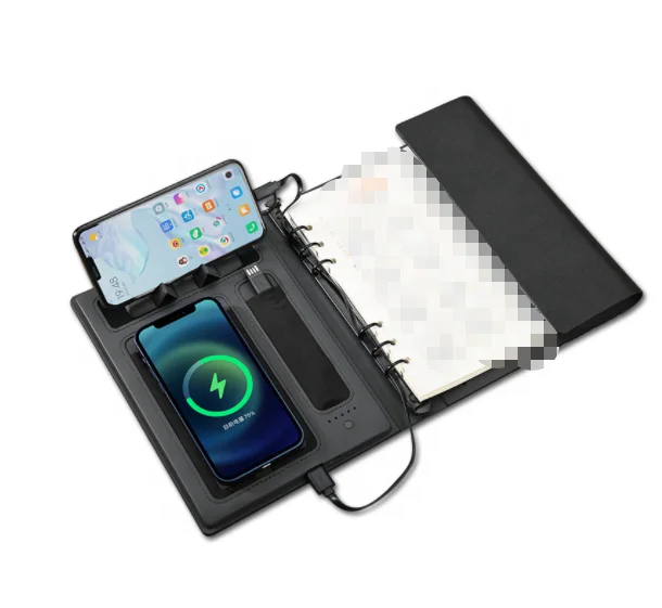 Wireless Charger 8000MAH Loose-leaf binding Diary digital planner smart ...