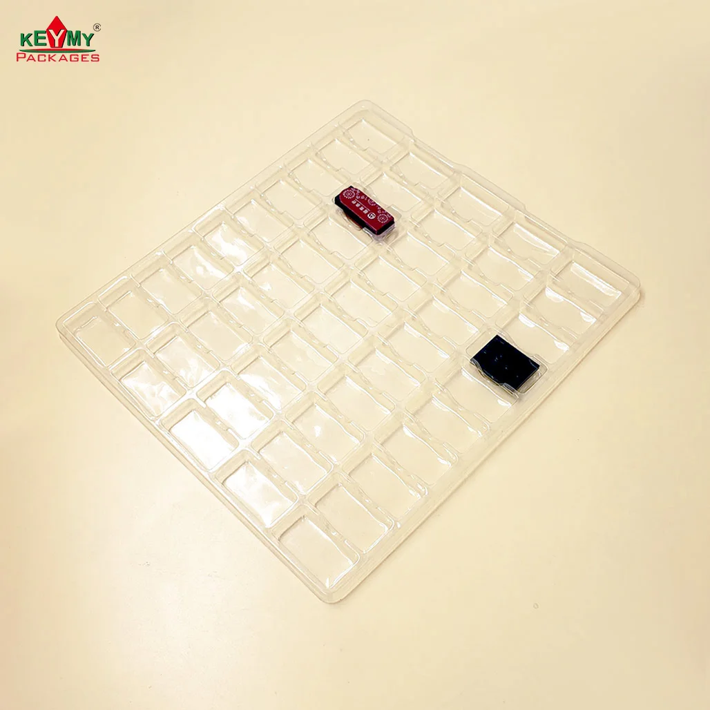 Large Capability Turnover Plastic Insert Turnover Tray Transparent for ...