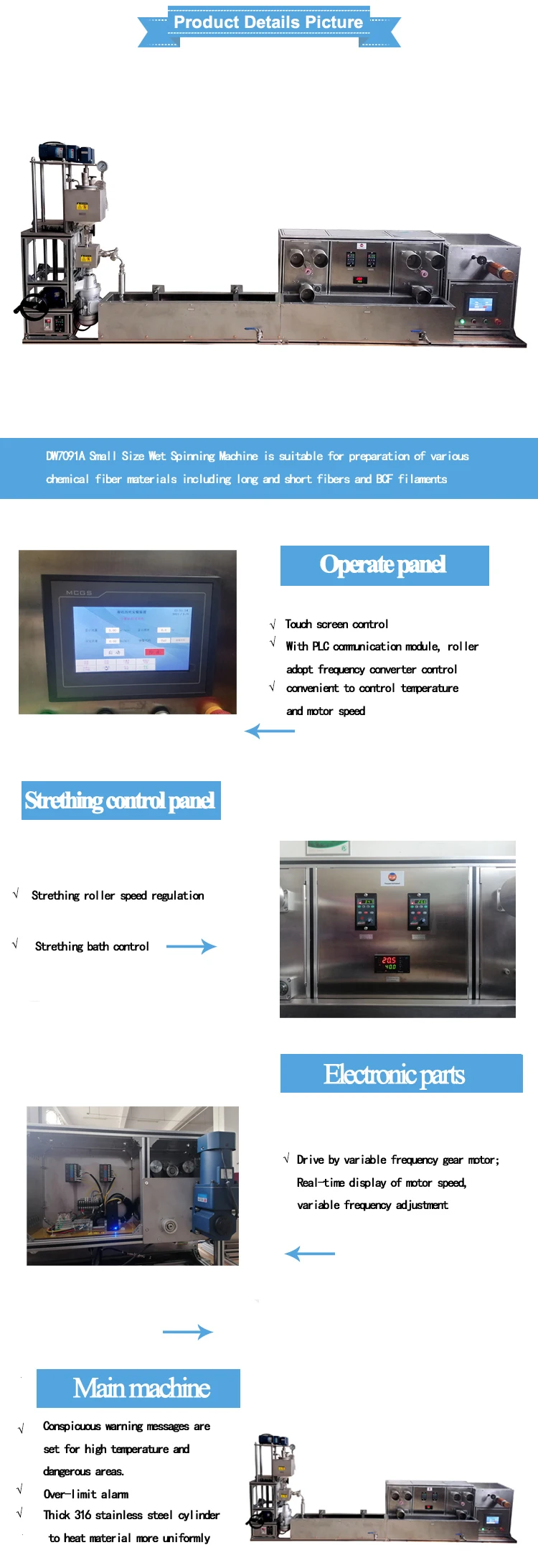 Lab Scale Wet Spinning Machine - High Speed & Efficiency