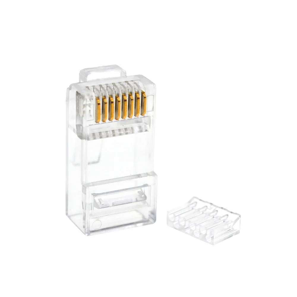 Cat6 Connector Cat6 Utp Rj45 Plug With Insert Load Bar