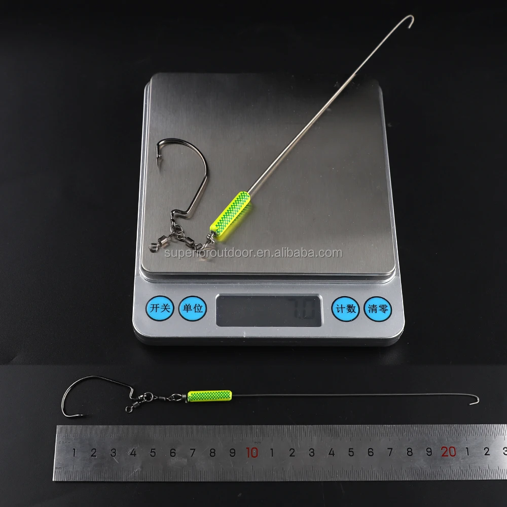 SUPERIORFISHING Fishing Rig Kit Attached Sinkers Weight Rolling Swivels ...