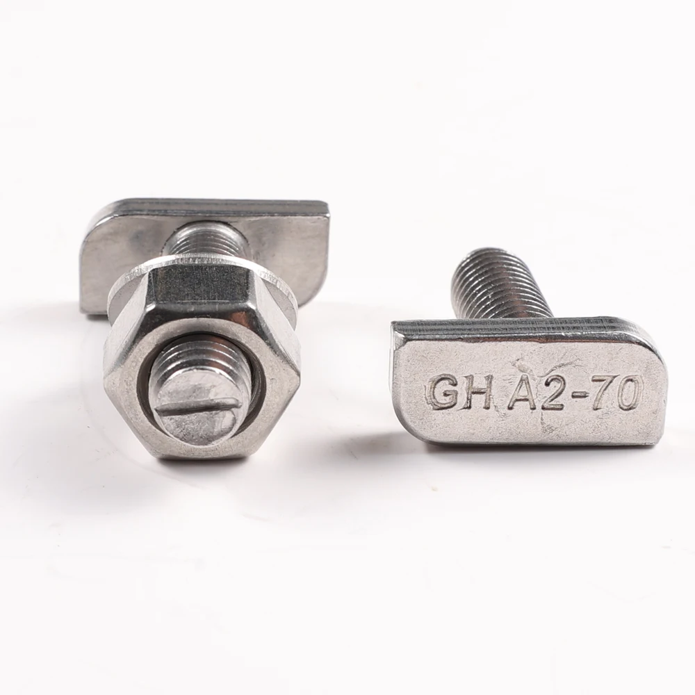 Custom T-bolt Supplier M3 M4 M8 Stainless Steel Rhombus Rectangular ...