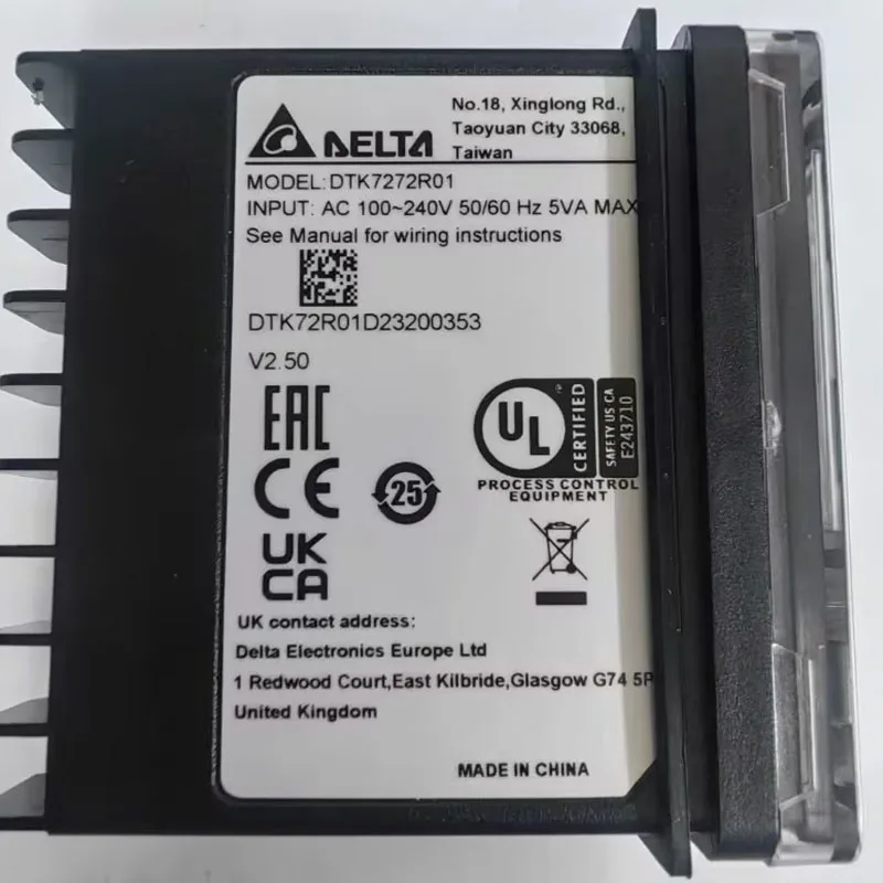 Delta Temperature Controller Dtk7272r12 Dtk7272c12 Dtk7272v12 - Buy ...
