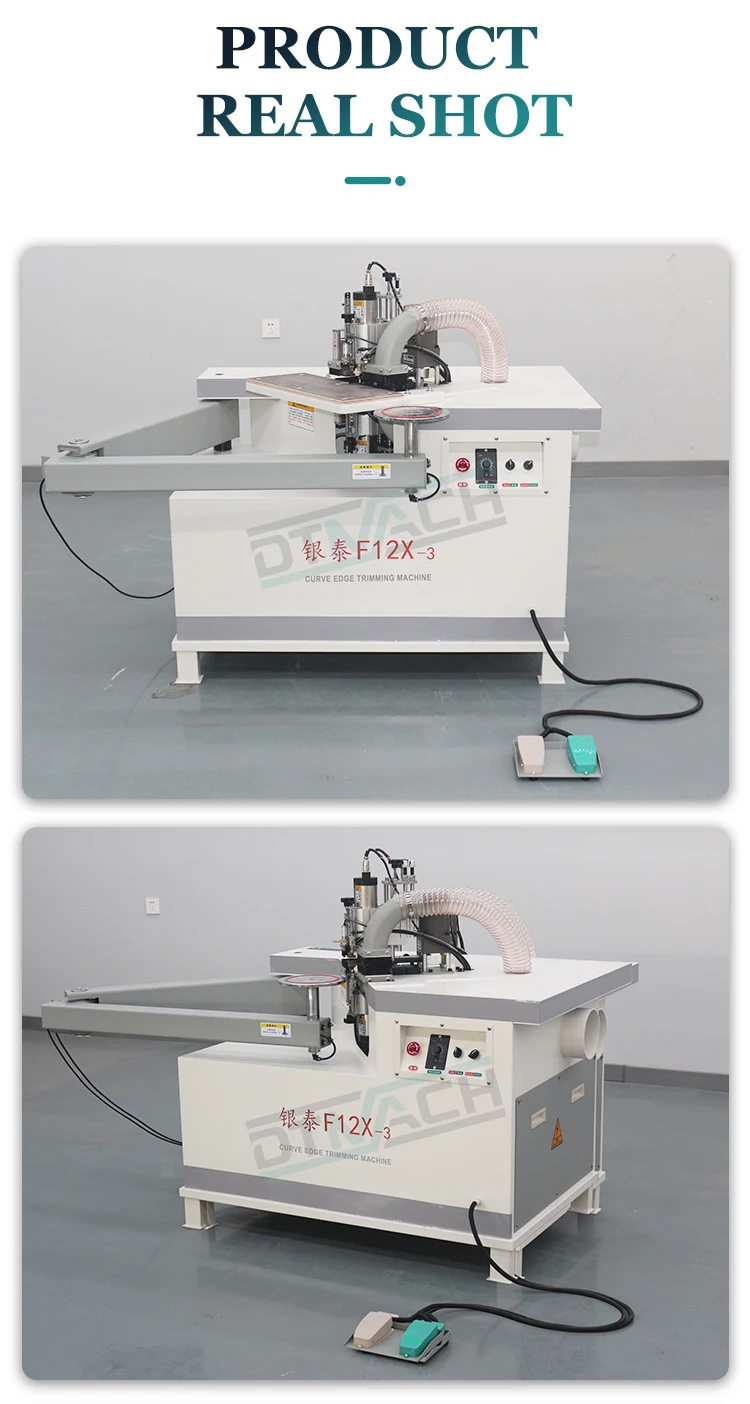 Dtmach F12x Curve Straight Edge Trimming Machine Semi Auto Curve Edge ...