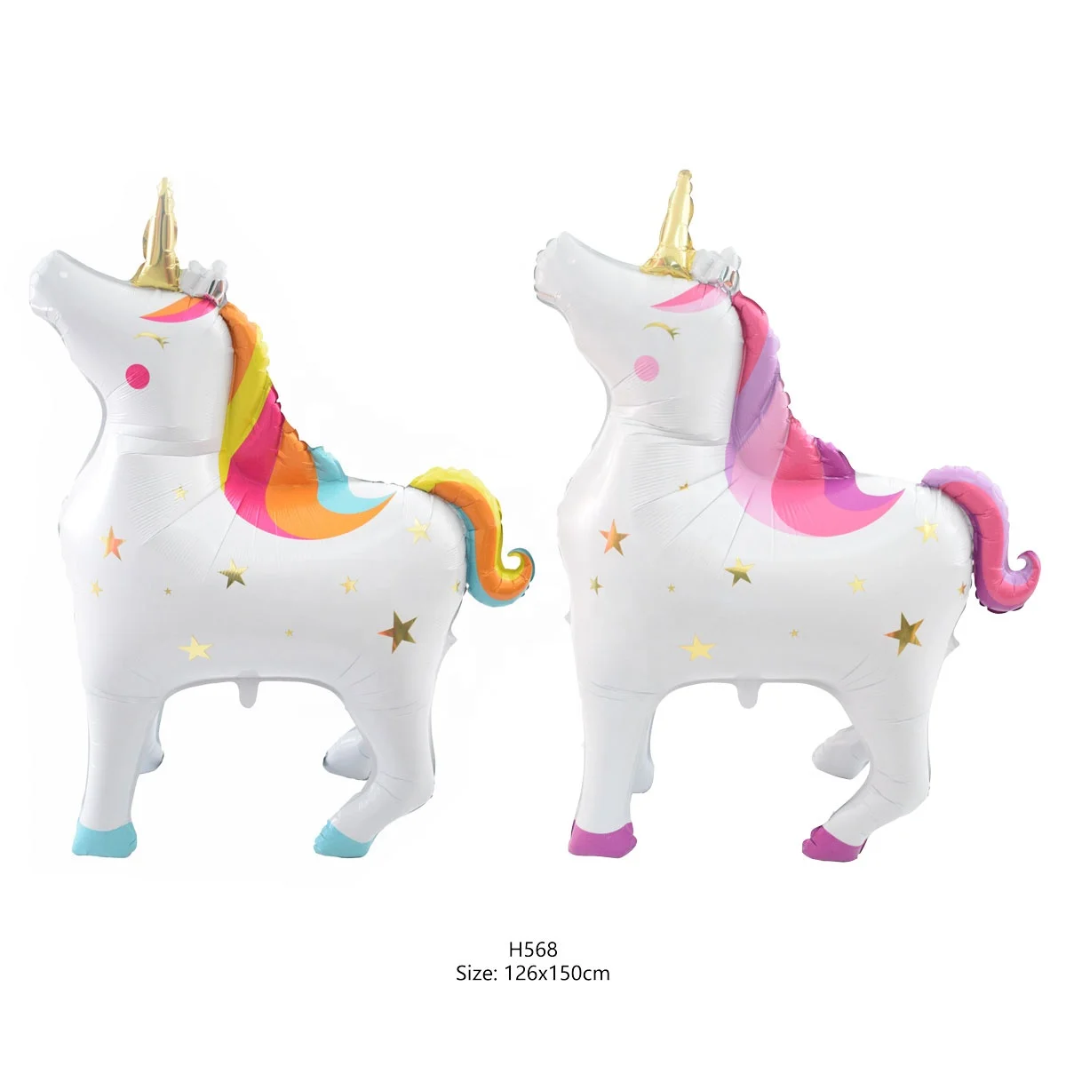 2024 New Standing Balloons Unicorn Decorations Birthday Party Decor ...