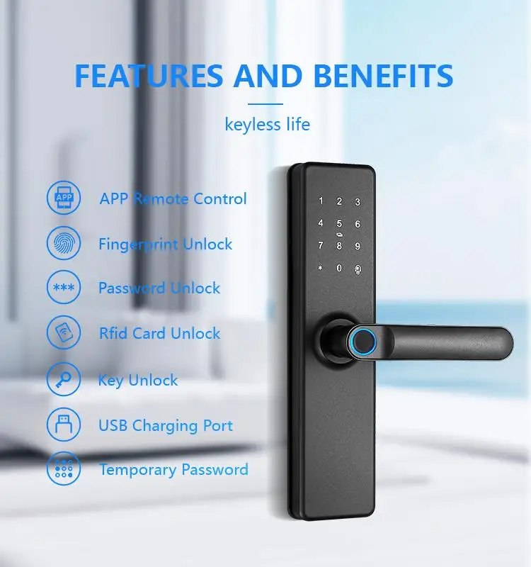 Smart Fingerprint Door Lock - Secure Your Home Efficiently