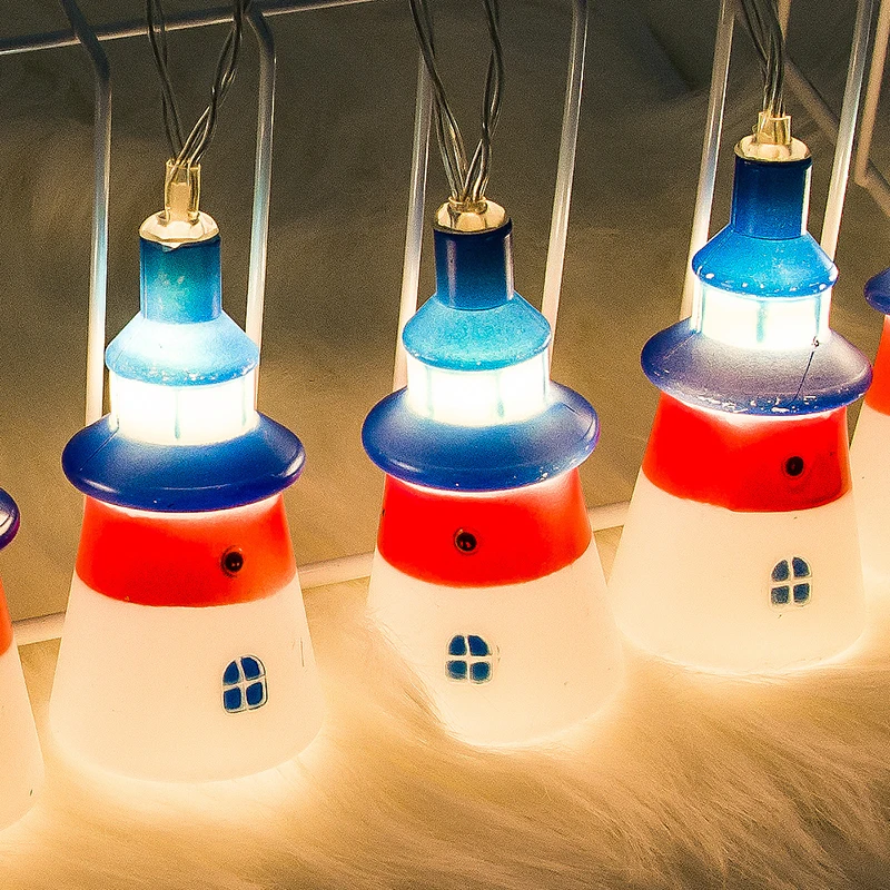 DM24060 LED string light-- lighthouse-Taizhou Deco-Maker Arts and ...