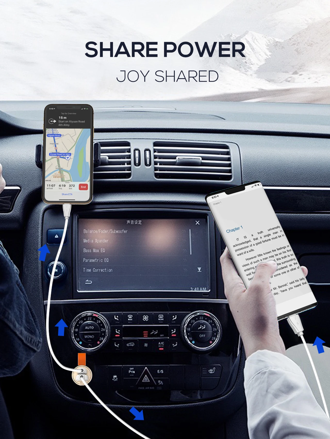 Ldnio C509q New Design Dual Port Car Charger 30w Type-c Pd And Qc 3.0 Metal Fast Car Usb Charger ...