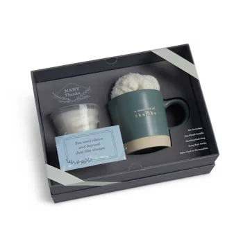 Two Pieces Cardboard Birthday Thank You Packaging Box Luxury Gift Box ...