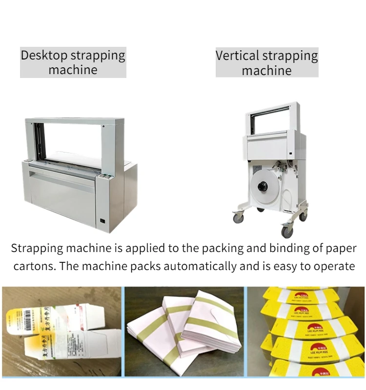 Carton Strapping Machine /automatic Banding Machine For Paper Tape ...