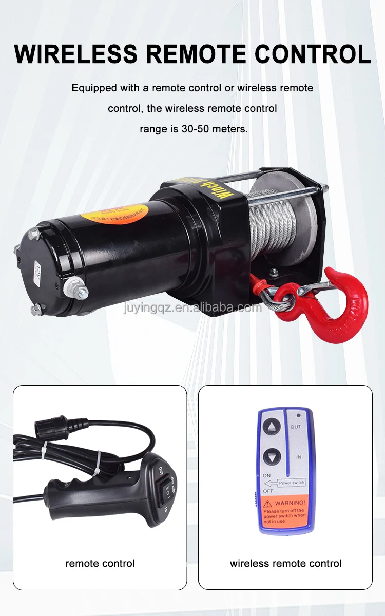 2000-12000lbs Electric Winch - Customized Support for off Road
