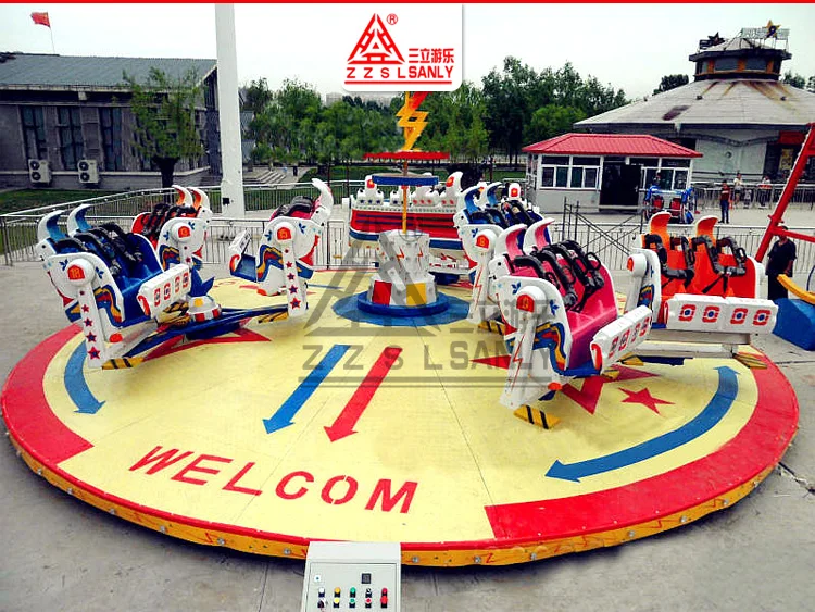 Outdoor Extreme Funfair - Thrill Rides & Breakdance Fun