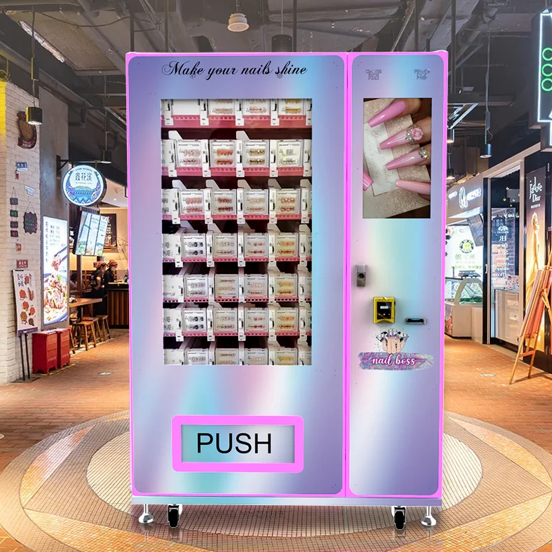 Nail And Eyelash Vending Machine Cosmetics For Beauty Customizable ...