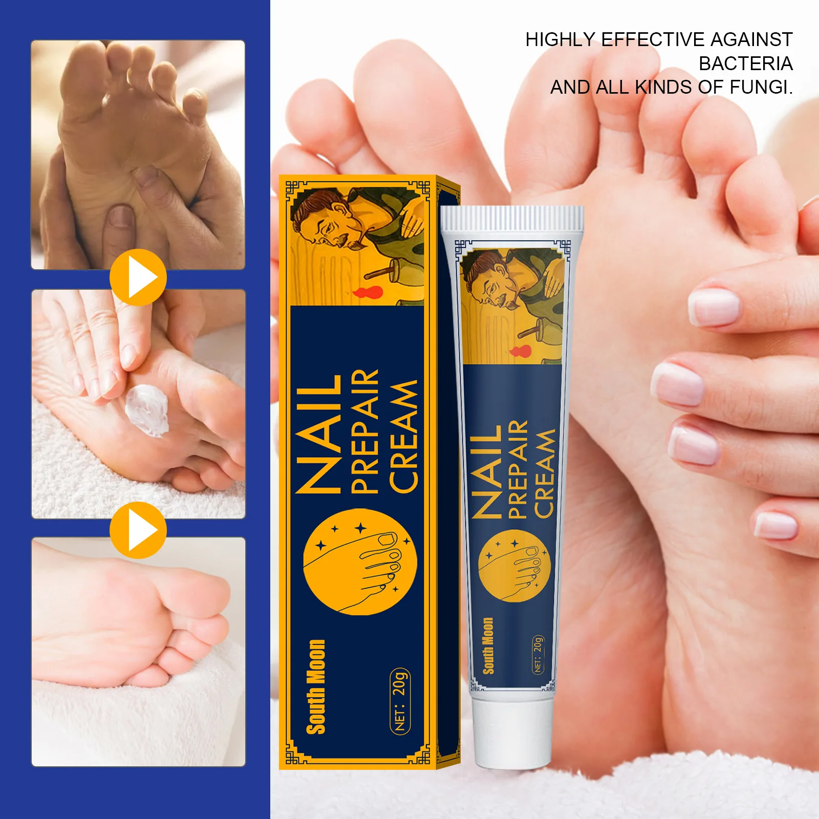 South Moon Pedicure Cream Nourishes Feet Care Remove Beriberi Odor ...
