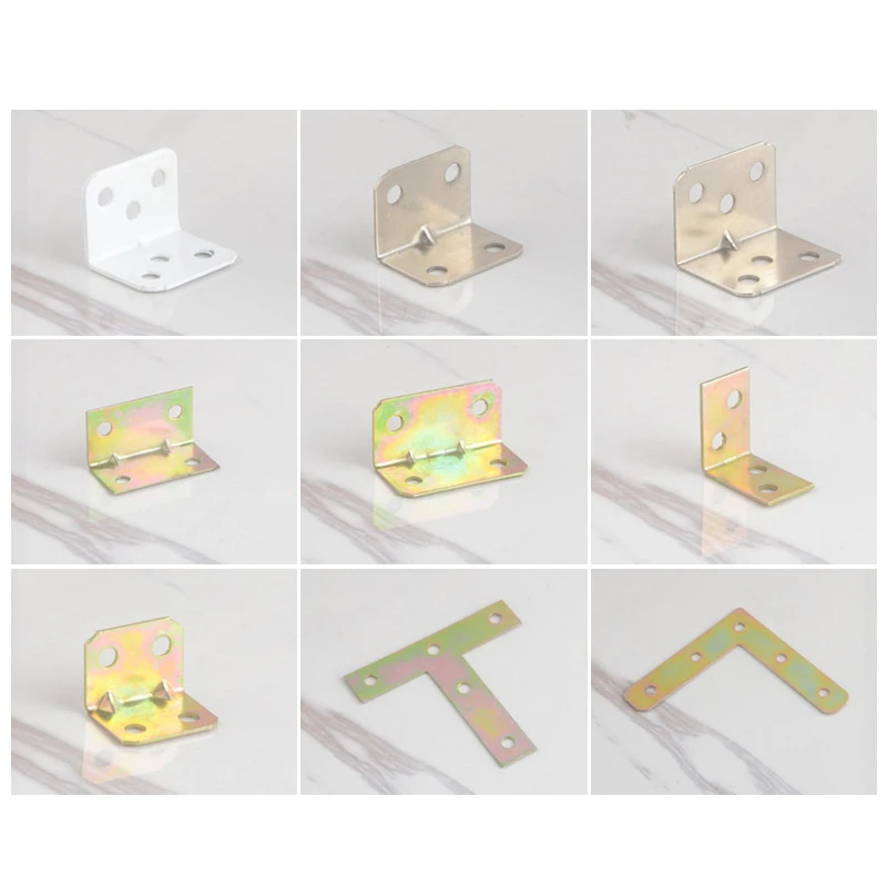 Hardware Connecting Small L Shape Bracket Corner Brace for Shelves ...