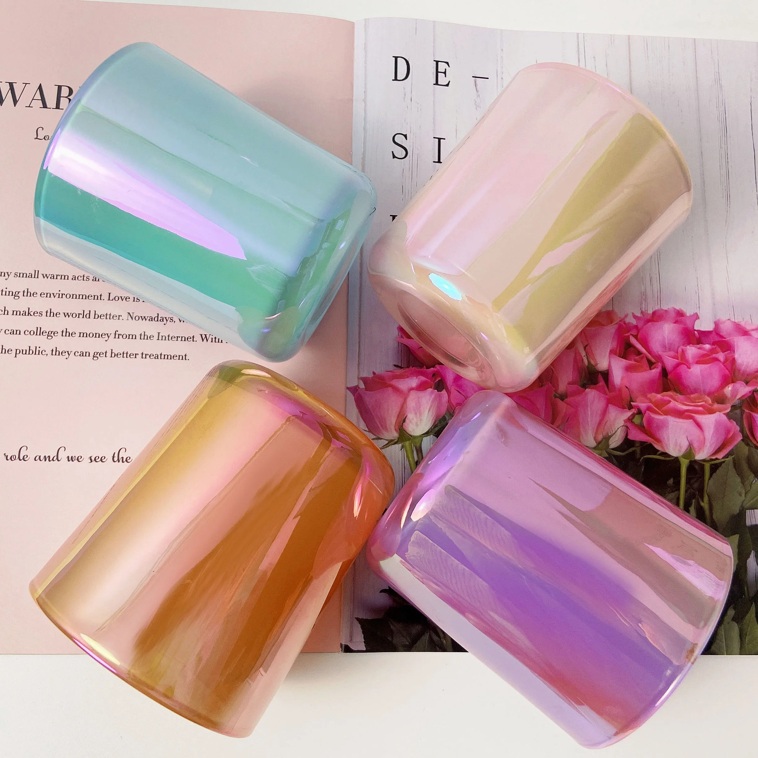 Wholesale Iridescent Candle Jars - Creative & Durable
